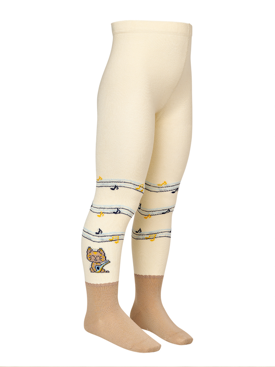OMSA OMSA kids Collant 11P61-1 с имитацией носка и рисунком (котик ...